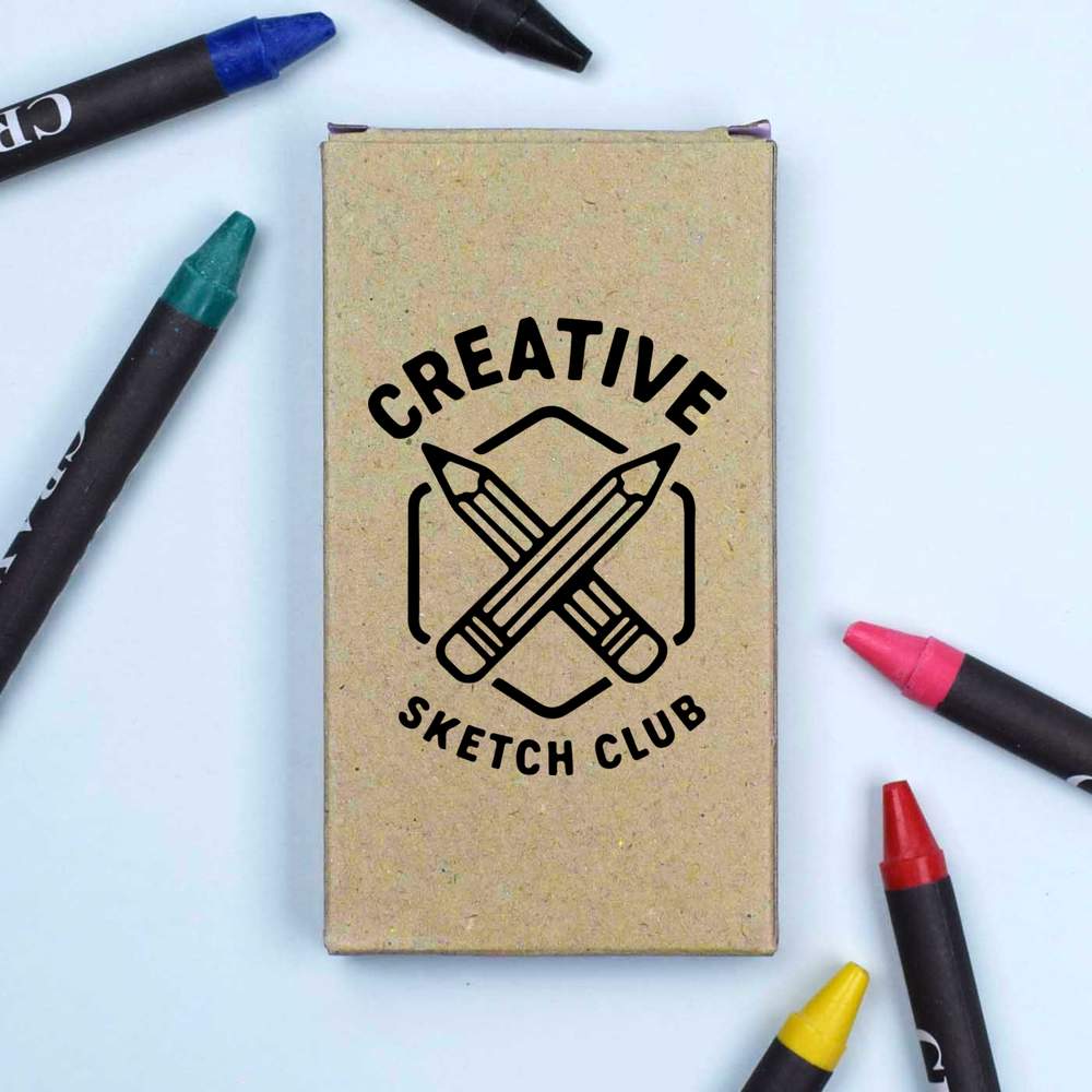'Creative Sketch Club Artist Drawing Hobby Des' Coloured Crayon Set ...