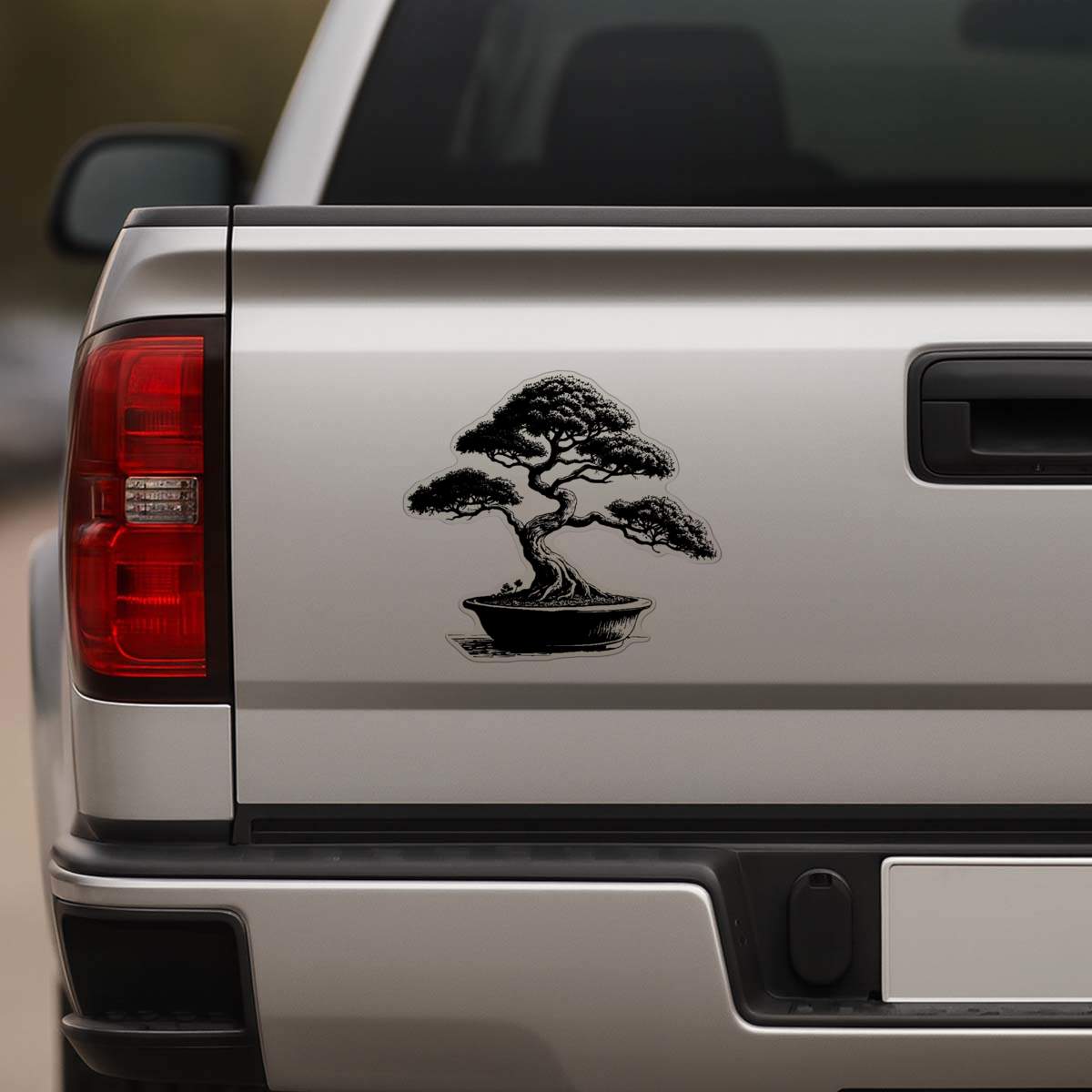 'Bonsai Tree in Pot' Clear Sticker Decals (DC050886) | eBay UK