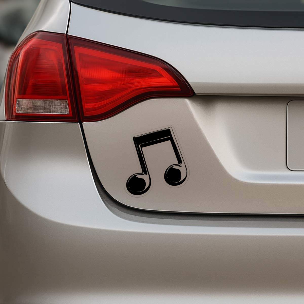 'Single Music Note' Clear Sticker Decals (DC052329) | eBay UK