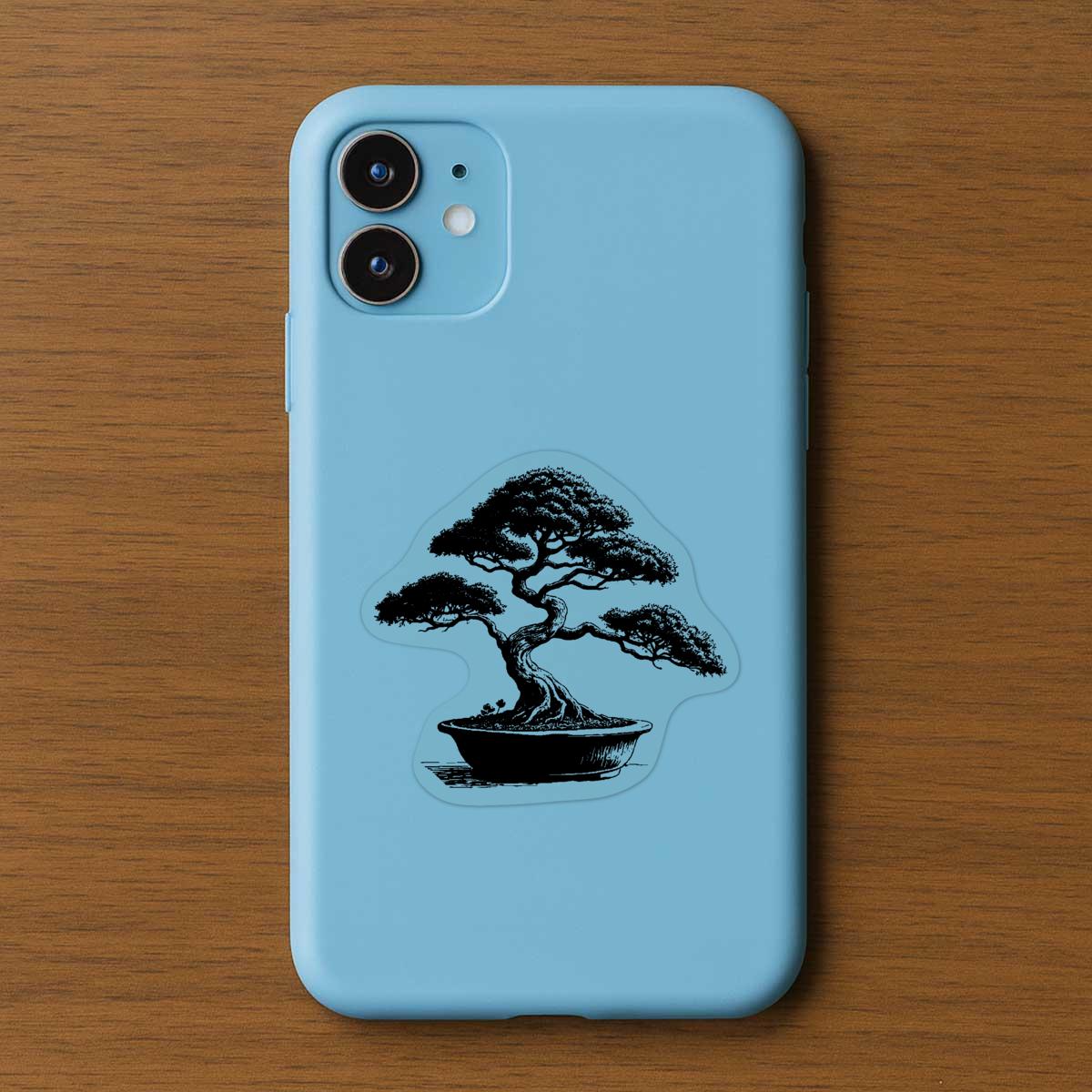 'Bonsai Tree in Pot' Clear Sticker Decals (DC050886) | eBay UK