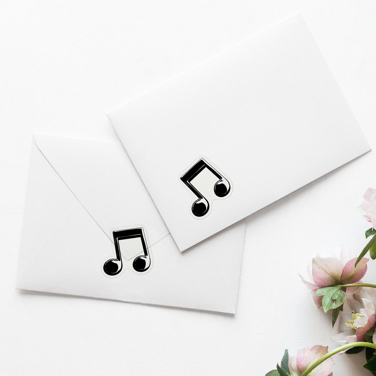 'Single Music Note' Clear Sticker Decals (DC052329) | eBay UK