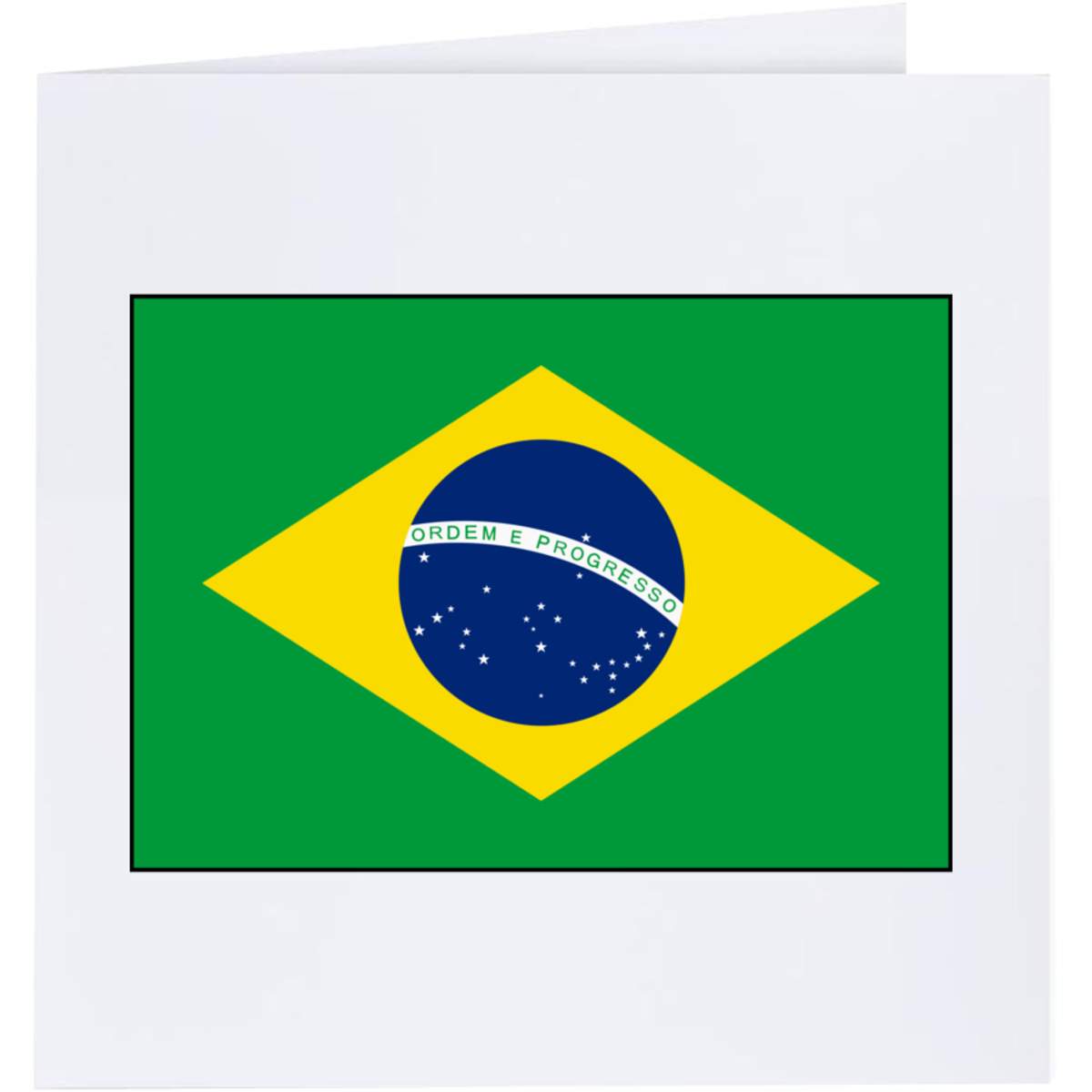 'Brazil Flag' Greeting Cards (GC023045)