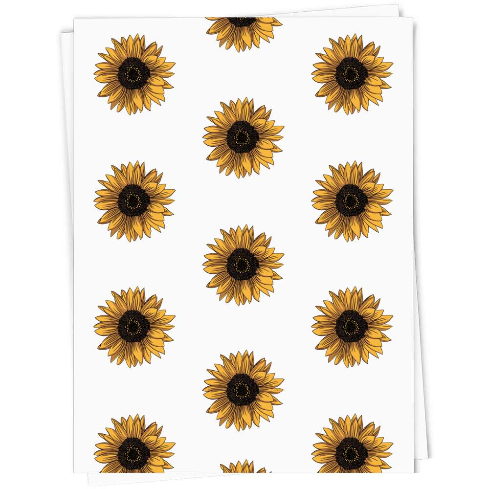 Sunflower wrapping paper store