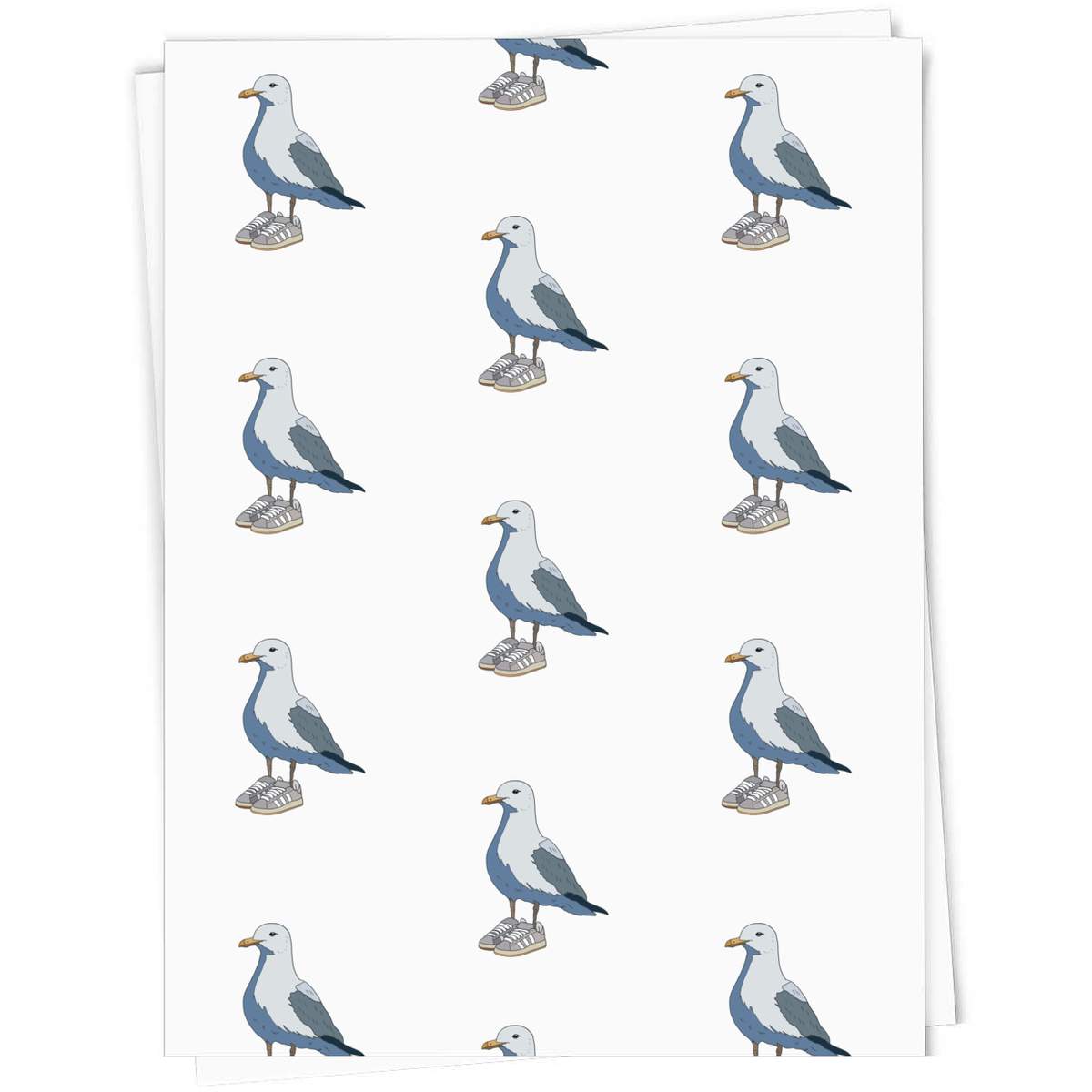 'Seagull in Trainers ' Gift Wrap / Wrapping Paper / Gift Tags (GI049180 ...