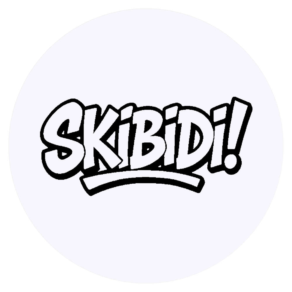 24 x 'Skibidi! Word' Stickers - for Crafts, Scrapbooking and Labelling ...