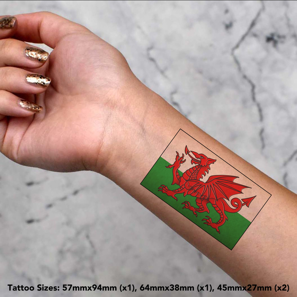Welsh Flag Tattoo Designs
