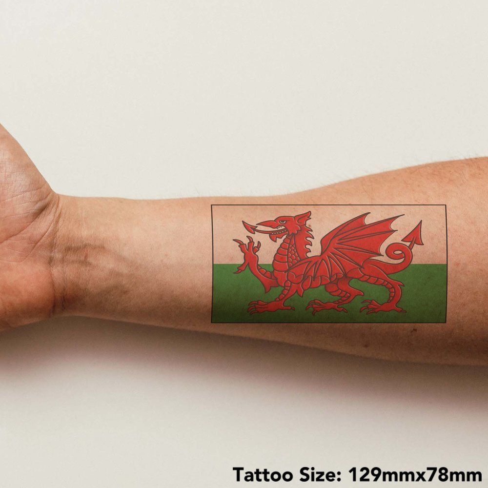 Welsh Flag Tattoo Designs